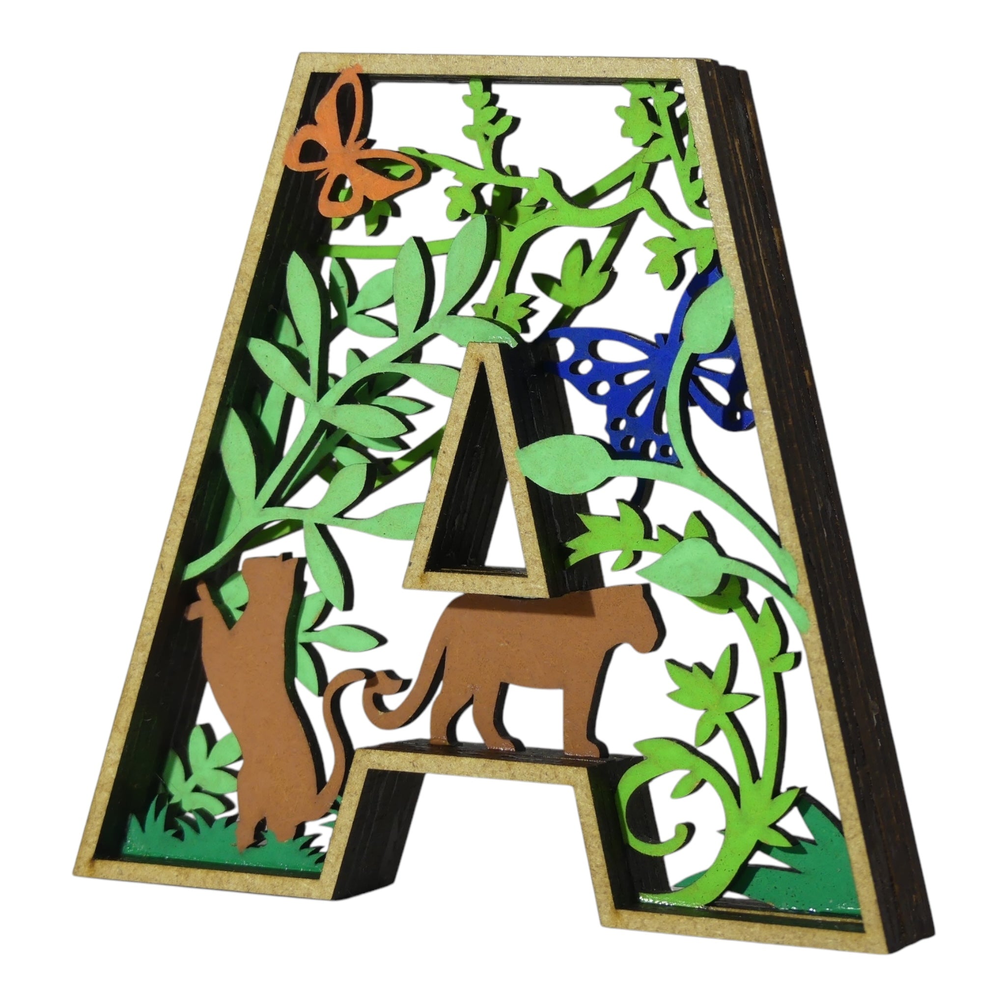 letter A 3D diorama – GravuresCreations.com